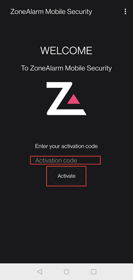 Activate ZoneAlarm Mobile Security for Android – ZoneAlarm Support ...